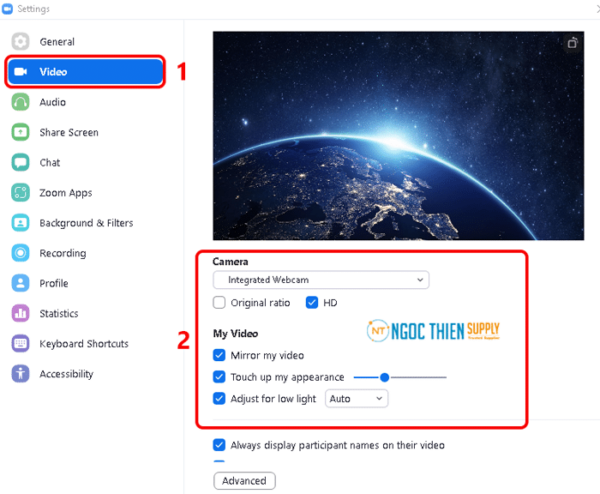 Cách bật camera trên Zoom trên máy tính và điện thoại