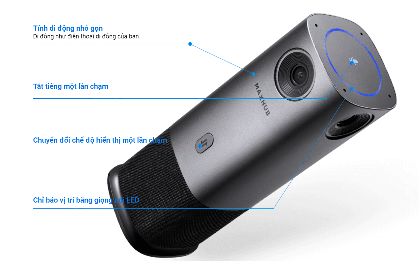 Maxhub UC M40 Camera hội nghị All-in-one 360° - Thiết bị họp