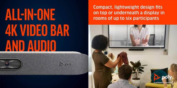 Poly Studio X30 with Remote Control - Thanh video All-in-One