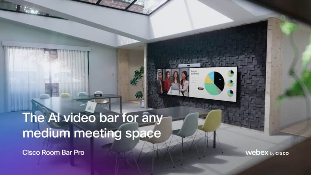 Cisco Room Bar Pro | Trải nghiệp họp trực tuyến đỉnh cao