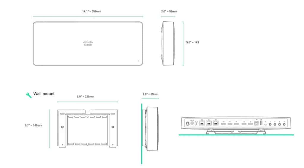 Bộ thiết bị cho phòng họp lớn Cisco Room Kit Plus P60