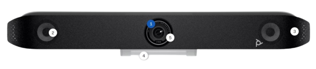Poly Studio V52 - Thanh video USB cao cấp cho không gian vừa