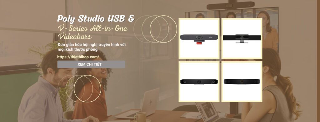 Khám phá Poly Studio USB và V-Series All-in-One Videobars