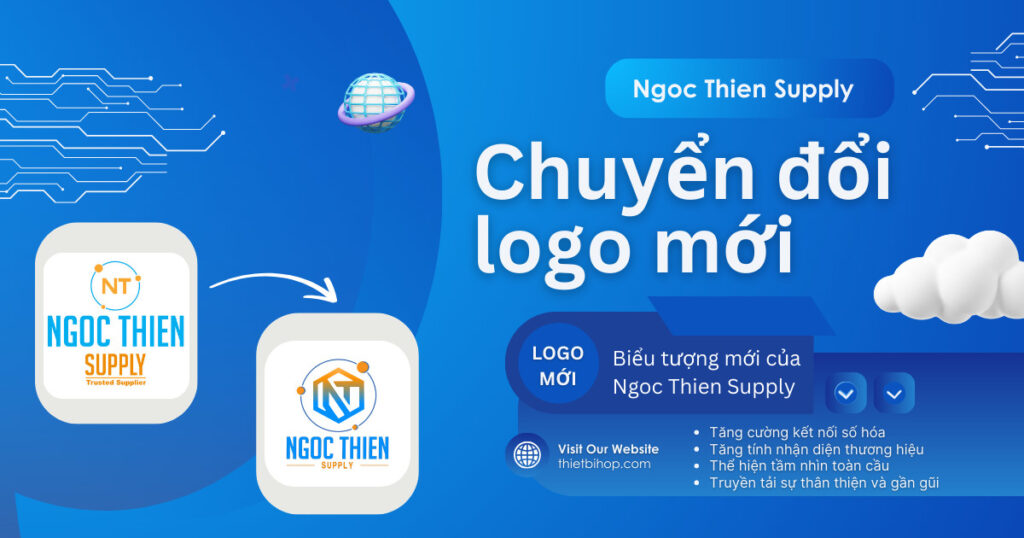 Ngọc Thiên chuyển đổi logo mới - Kết nối số hóa toàn cầu